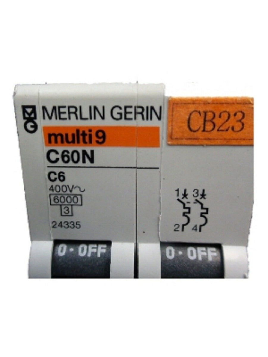 MERLIN GERIN MULTI 9 C60N 2P / 24336 400V Lot of 3ea CIRCUIT BREAKER – www.myvisionsurplus.com