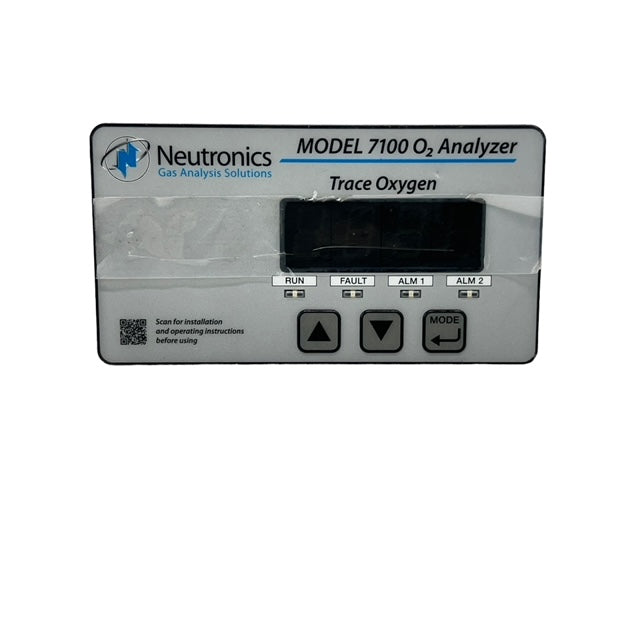 7124BE-N1 VACUUM NEUTRONICS MODEL 7100 OZ ANALYZER TRACE OXYGEN – www ...