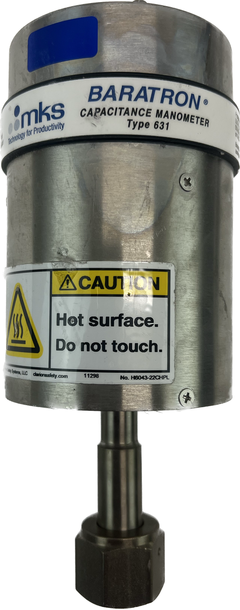 MKS BARATRON CAPACITANCE MANOMETER TYPE 631 – www.myvisionsurplus.com