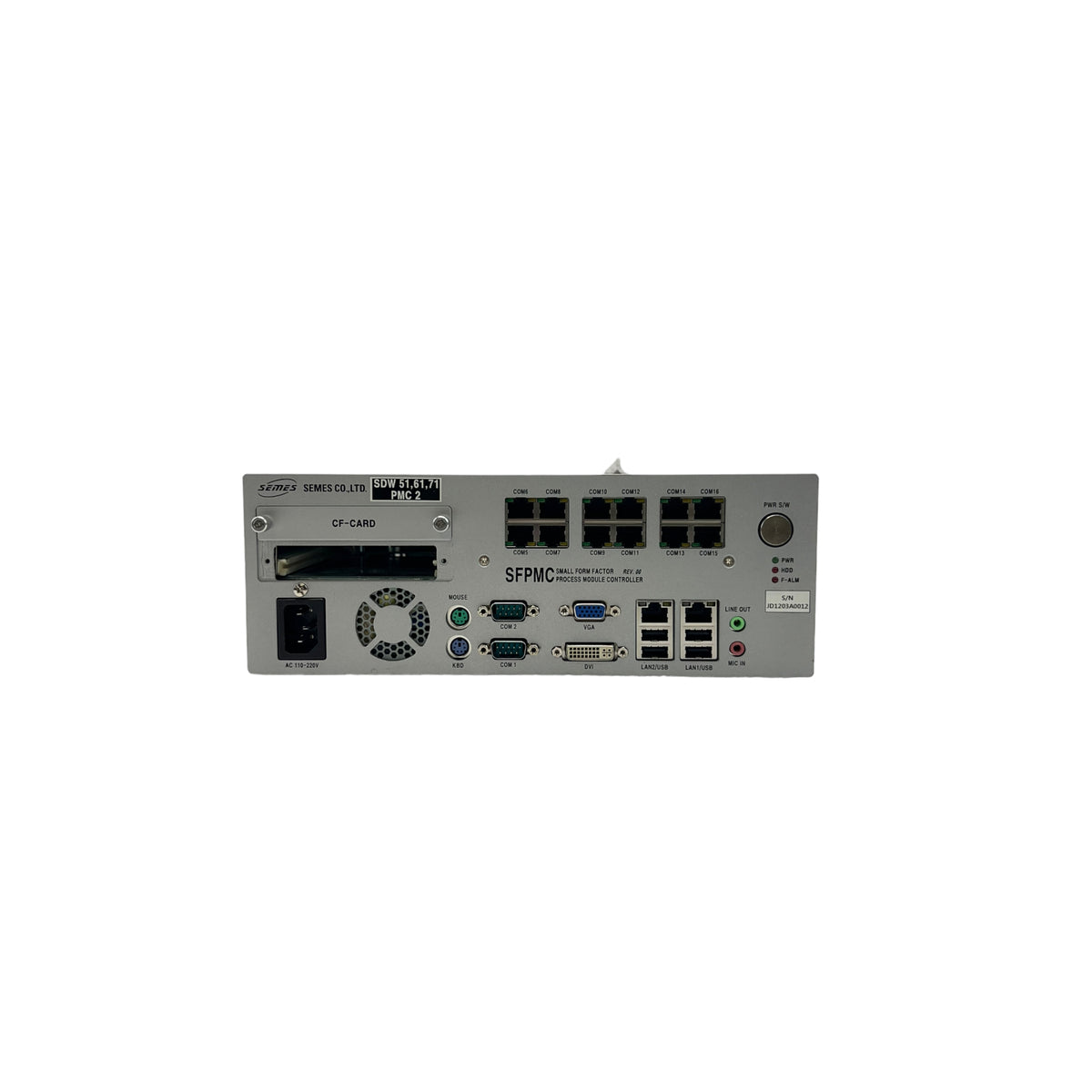 SEMES SMALL FORM FACTOR PROCESS MODULE CONTROLLER SFPMC REV 00 – www ...