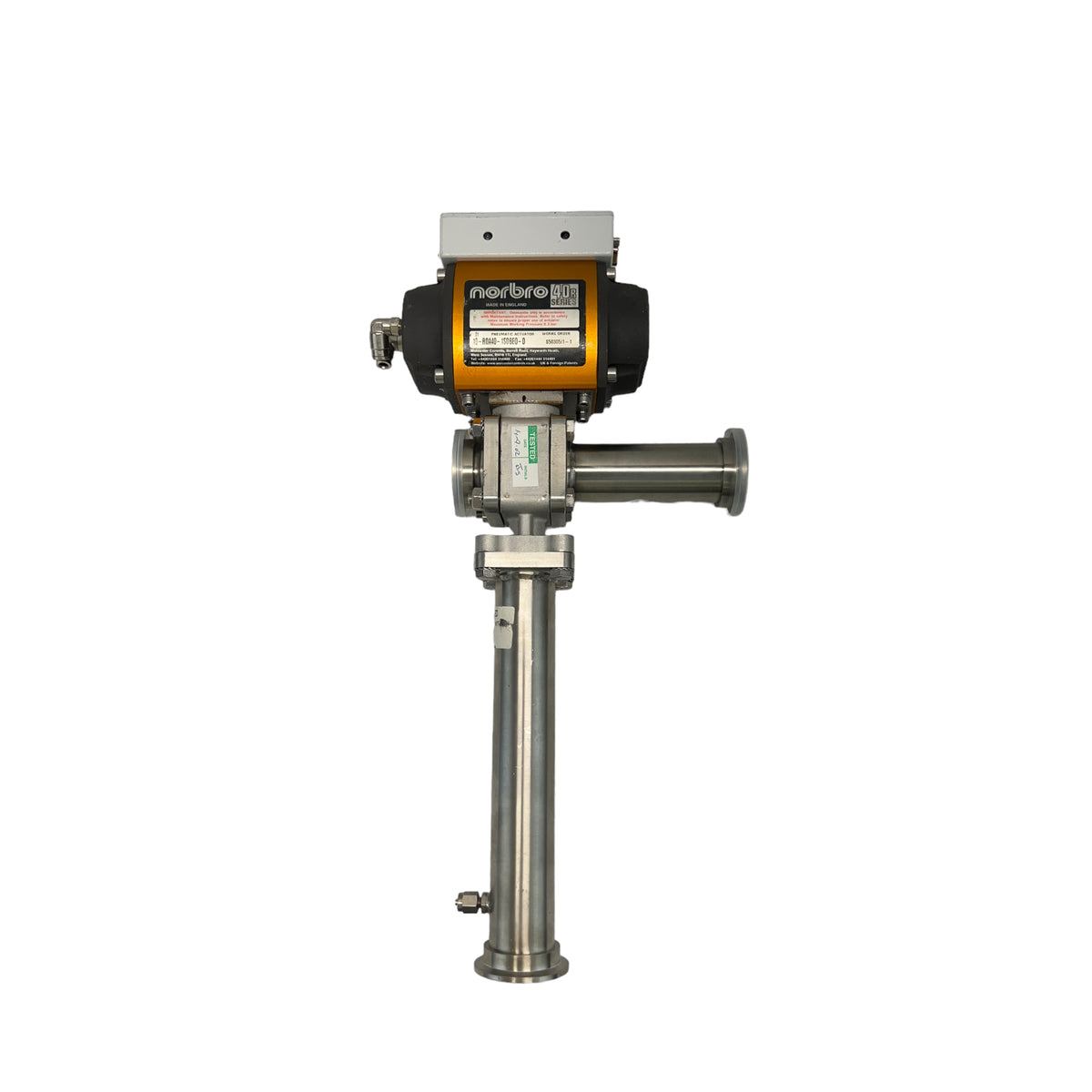 NORBRO 40R SERIES 10-RDA40-1SDBE0-D PNEUMATIC VALVE ACTUATOR – www ...