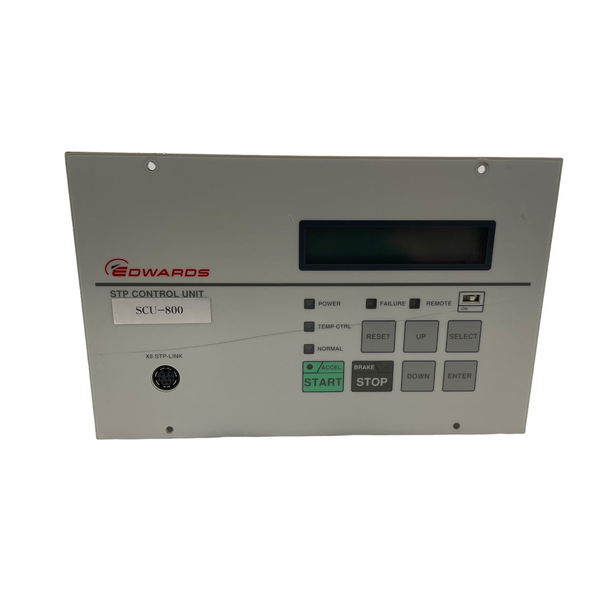 EDWARDS STP CONTROL UNIT SCU-800 TMP TURBOMOLECULAR CONTROLLER YT49-ZT ...
