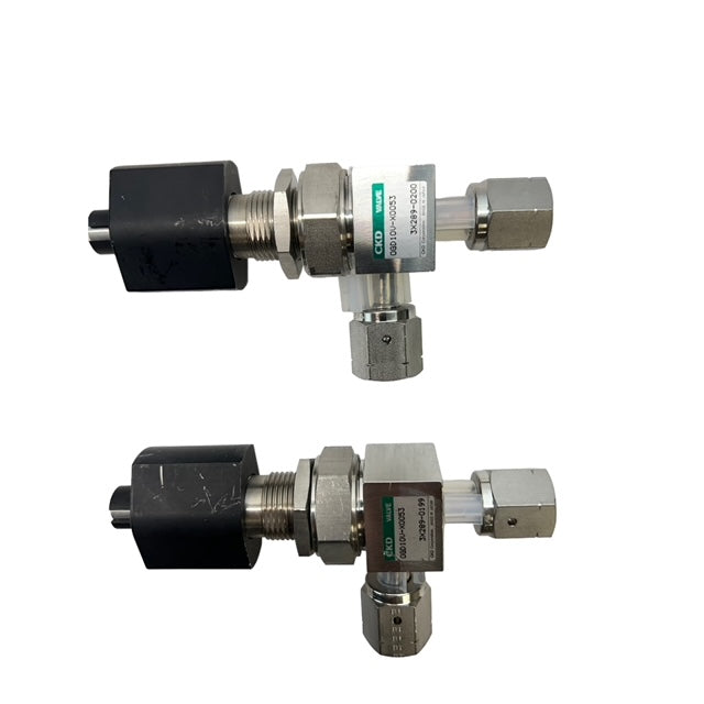 CKD VALVE MANUEL SNAP ACTION DIAPHRAGM VALVE MODEL OGD10V-X0053 LOT OF ...