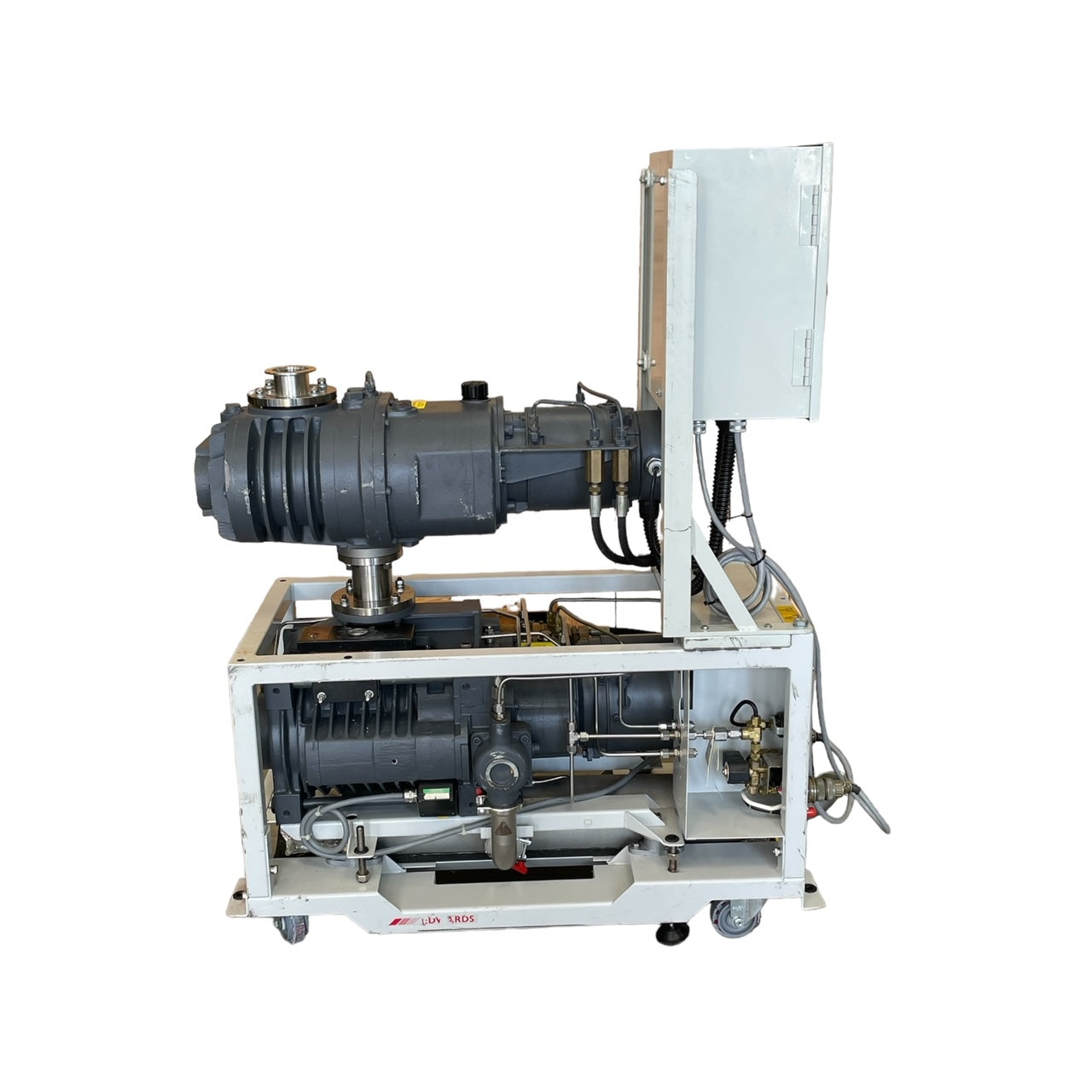 EDWARDS QMB250 MECHANICAL BOOSTER PUMP QDP80 DRY PUMP WATER COOLED HOF ...