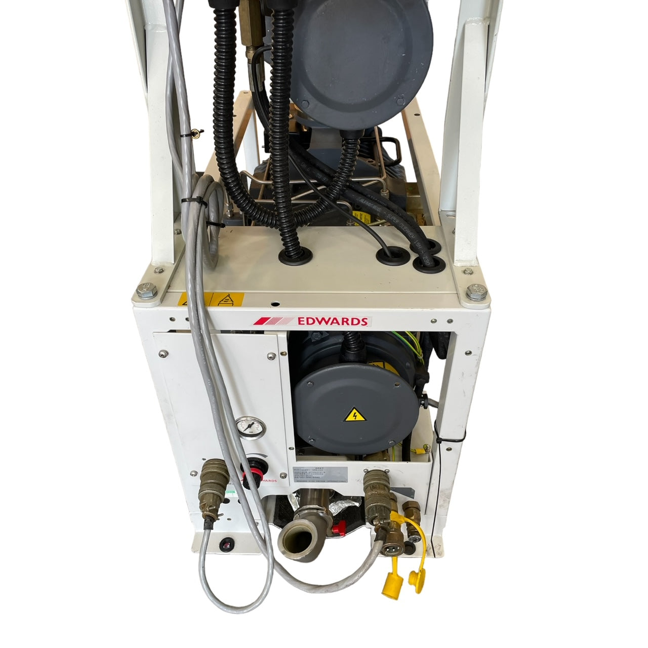 EDWARDS QMB250 MECHANICAL BOOSTER PUMP QDP80 DRY PUMP WATER COOLED HOF ...