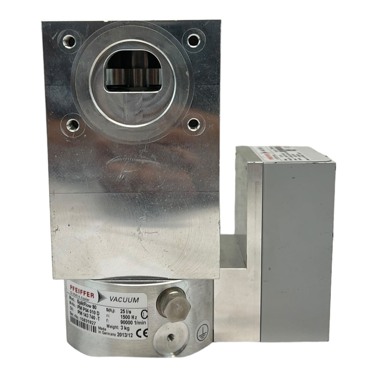 PFEIFFER VACUUM SPLITFLOW 80 PM P04 010 TURBO PUMP W/TC 110 TURBO CONT ...