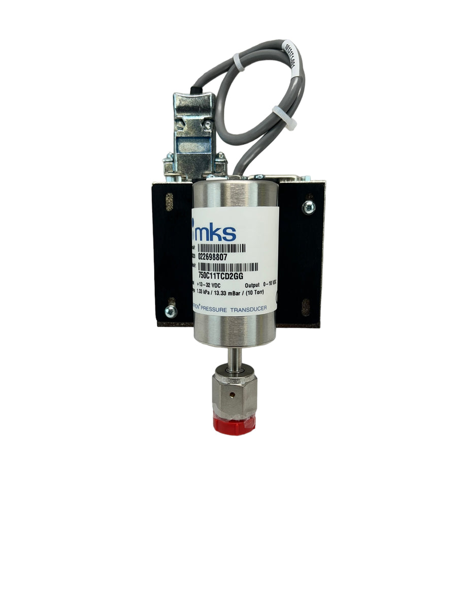 AMAT 1350-00806 MKS BARATRON PRESSURE TRANSDUCER 750C11TCD2GG 10 TORR ...