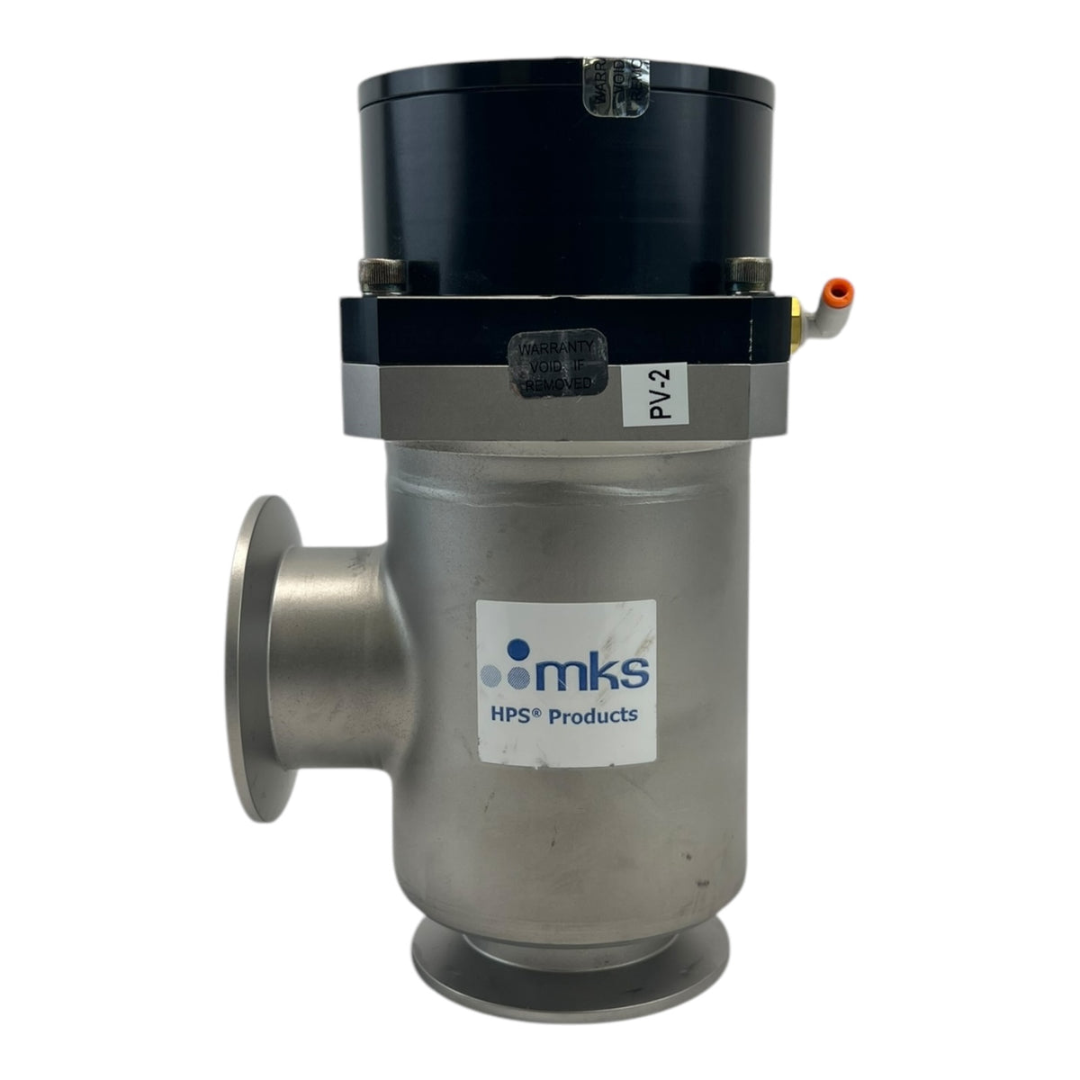 MKS HPS PRODUCTS LPV1-50-AK-CNZS PNEUMATIC RIGHT ANGLE CHAMBER VALVE ...