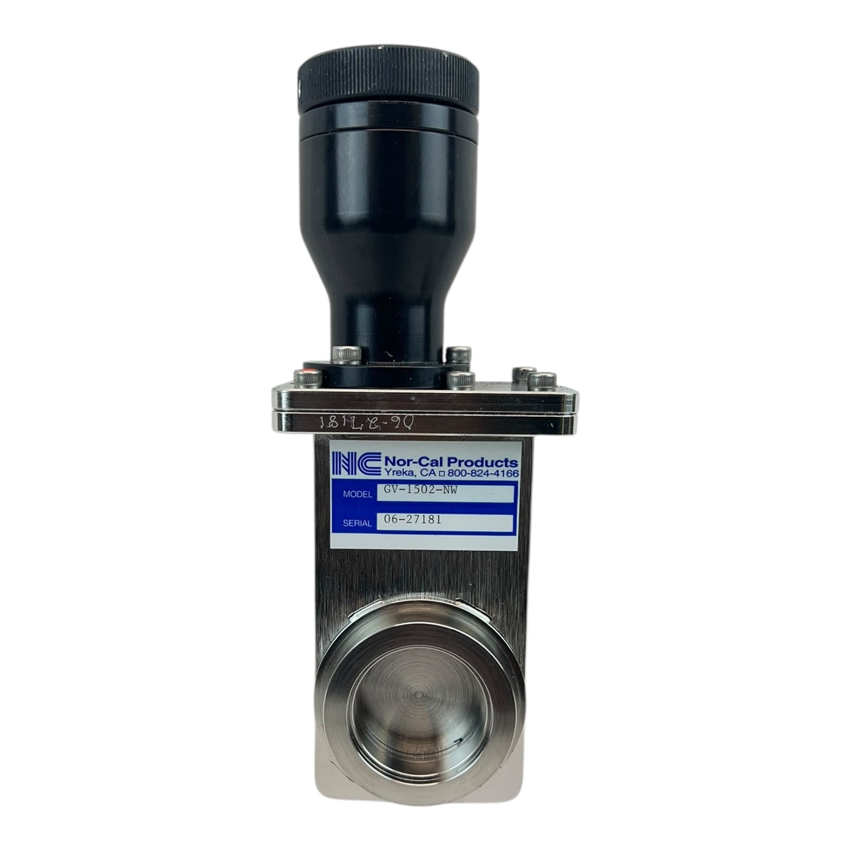 NOR-CAL GV-1502-NW ISOLATION GATE VALVE – www.myvisionsurplus.com