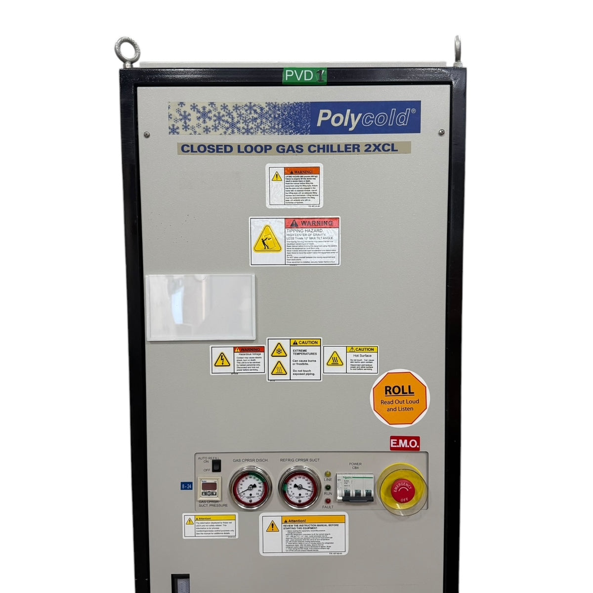 LAM RESEARCH 27-391110-00 NOVELLUS POLYCOLD CLOSED LOOP GAS CHILLER 2X ...