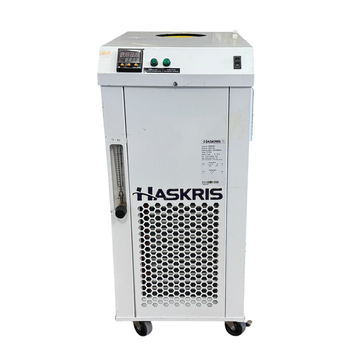 HASKRIS RDC100 RECIRCULATING CHILLER FDC-9300 200V R134A – www ...