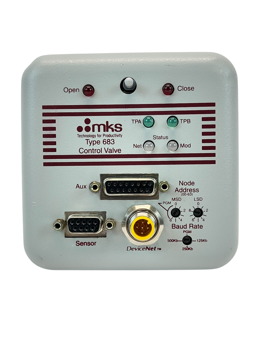 MKS INSTRUMENTS TYPE 683 CONTROL VALVE THROTTLE 683B-26033 – www ...