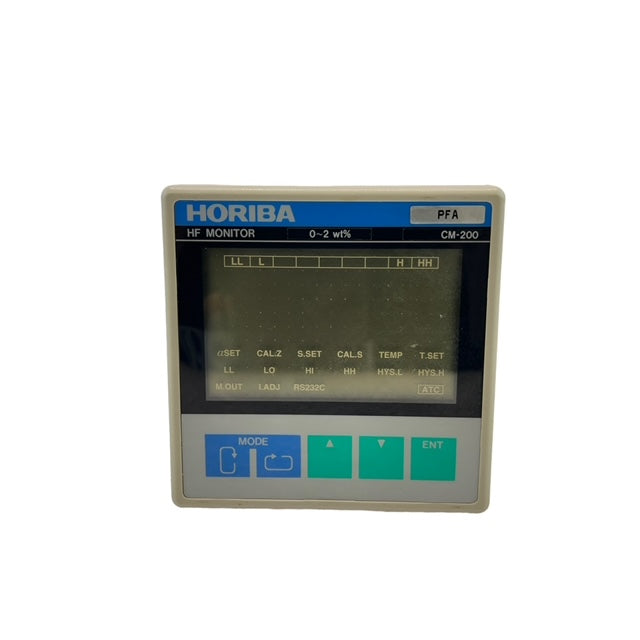 HORIBA HF MONITOR DC 24V 3.5W MODEL:CM-200 – www.myvisionsurplus.com