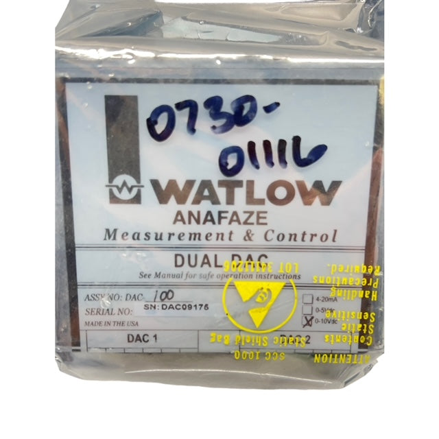 WATLOW ANAFAZE MEASUREMENT & CONTROL DAC-100/DAC-2A – www ...