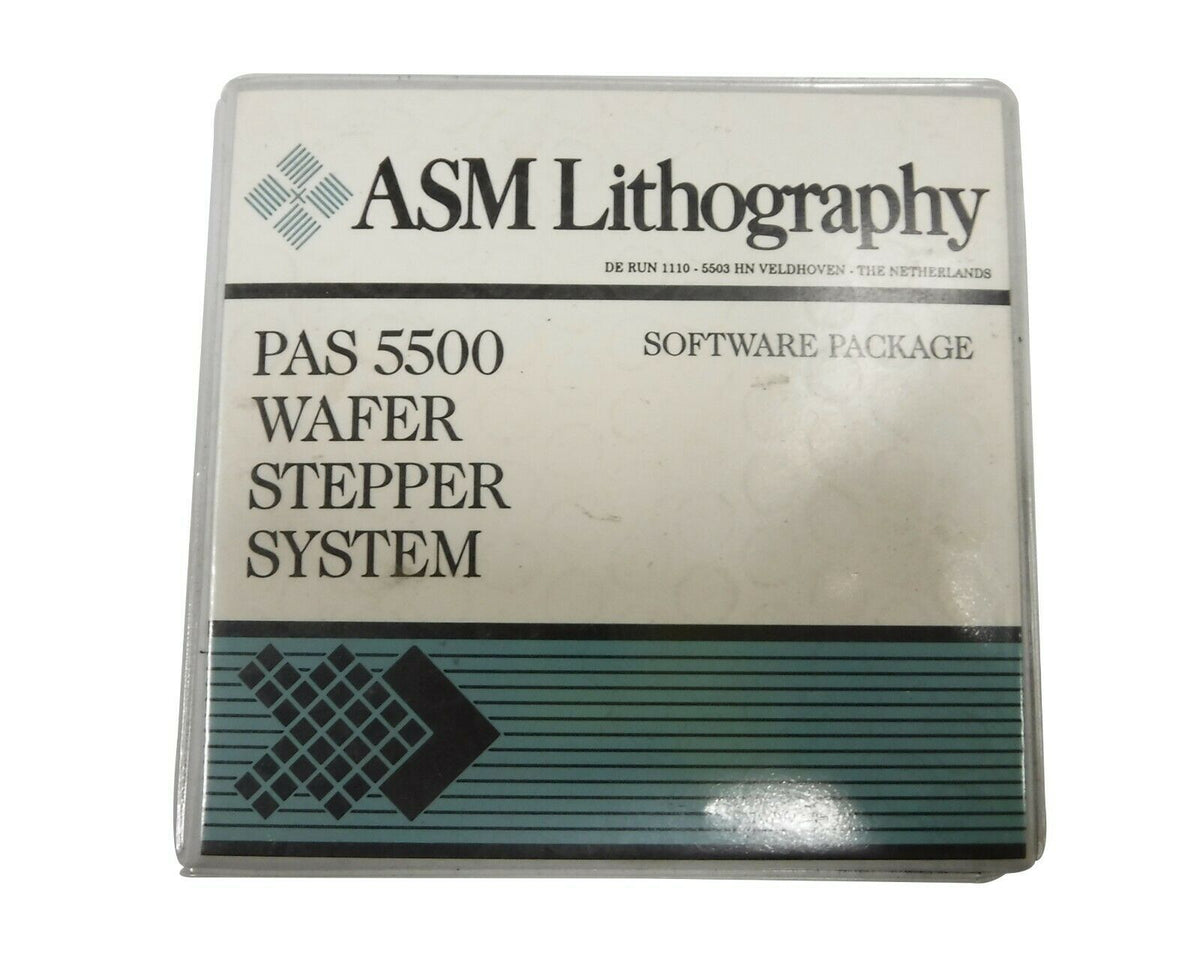 ASML ASM LITHOGRAPHY PAS 5500 WAFER STEPPER SYSTEM SOFTWARE – www ...