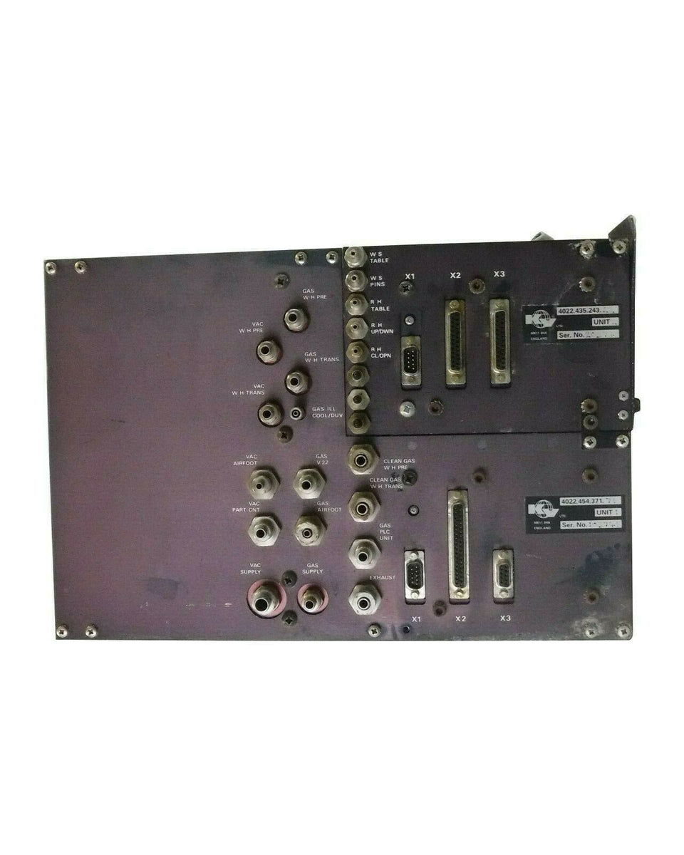 ASML PNEUMATIC CONTROL BOX WITH FILTERS, PCB AND GAUGES FOR PARTS ONLY ...