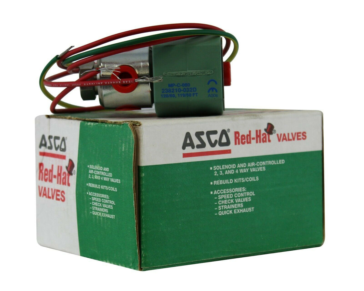 ASCO RED-HAT VALVES 8320G47 3W NC 009 1/8 – www.myvisionsurplus.com