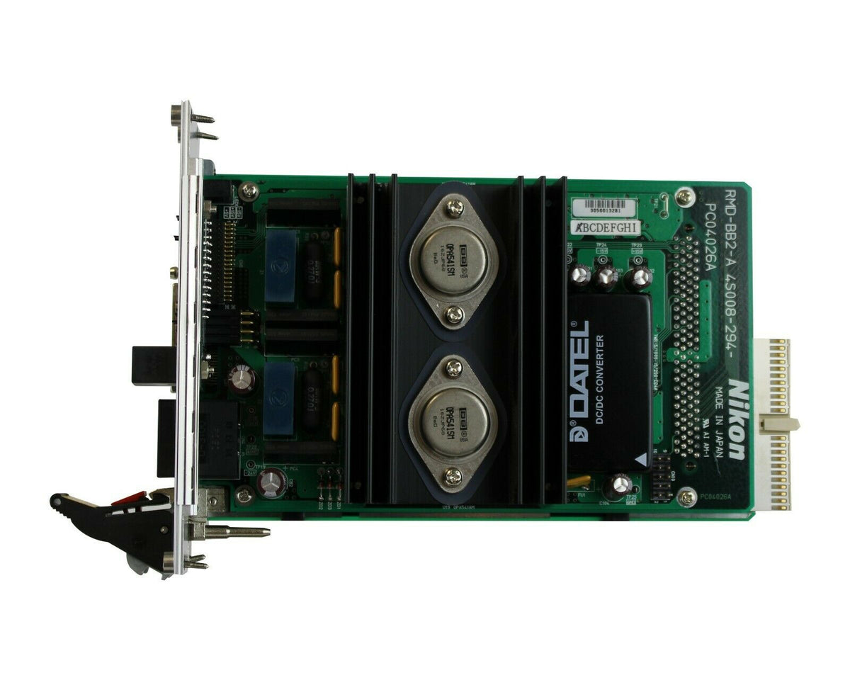 NIKON NSR S306 STEPPER SCANNER RMD-BB2-MR RA32 MODULE 4S008-294 PC0402 ...