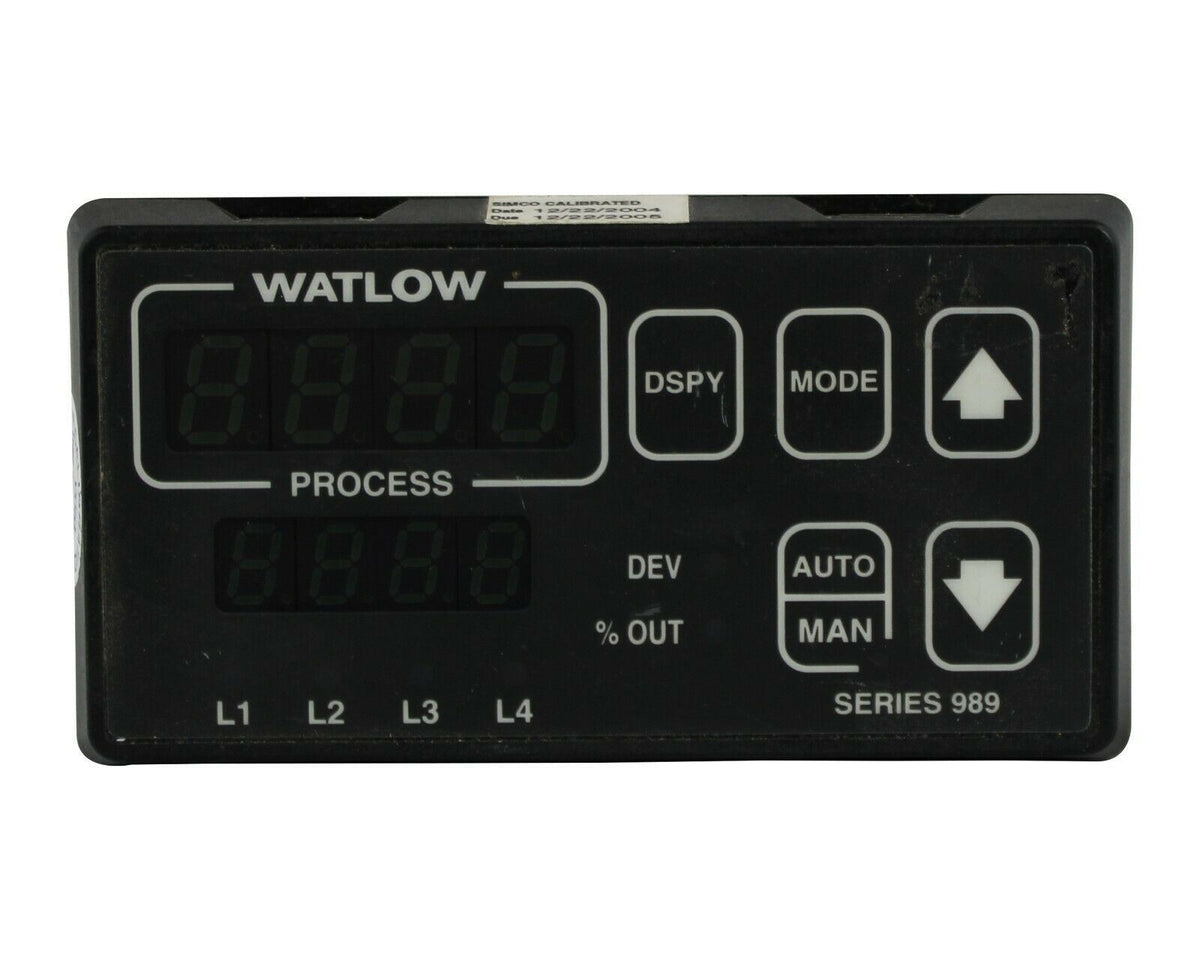 WATLOW PROCESS CONTROLLER SERIES 989 – www.myvisionsurplus.com