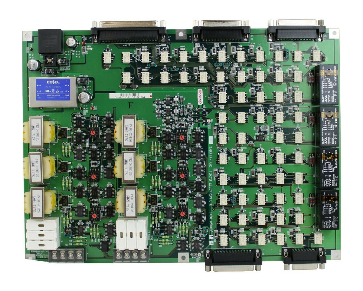 TOKYO ELECTRON TEL COSEL PCB BOARD TAB343-1-AC, MODEL; CX81-050016-12 ...