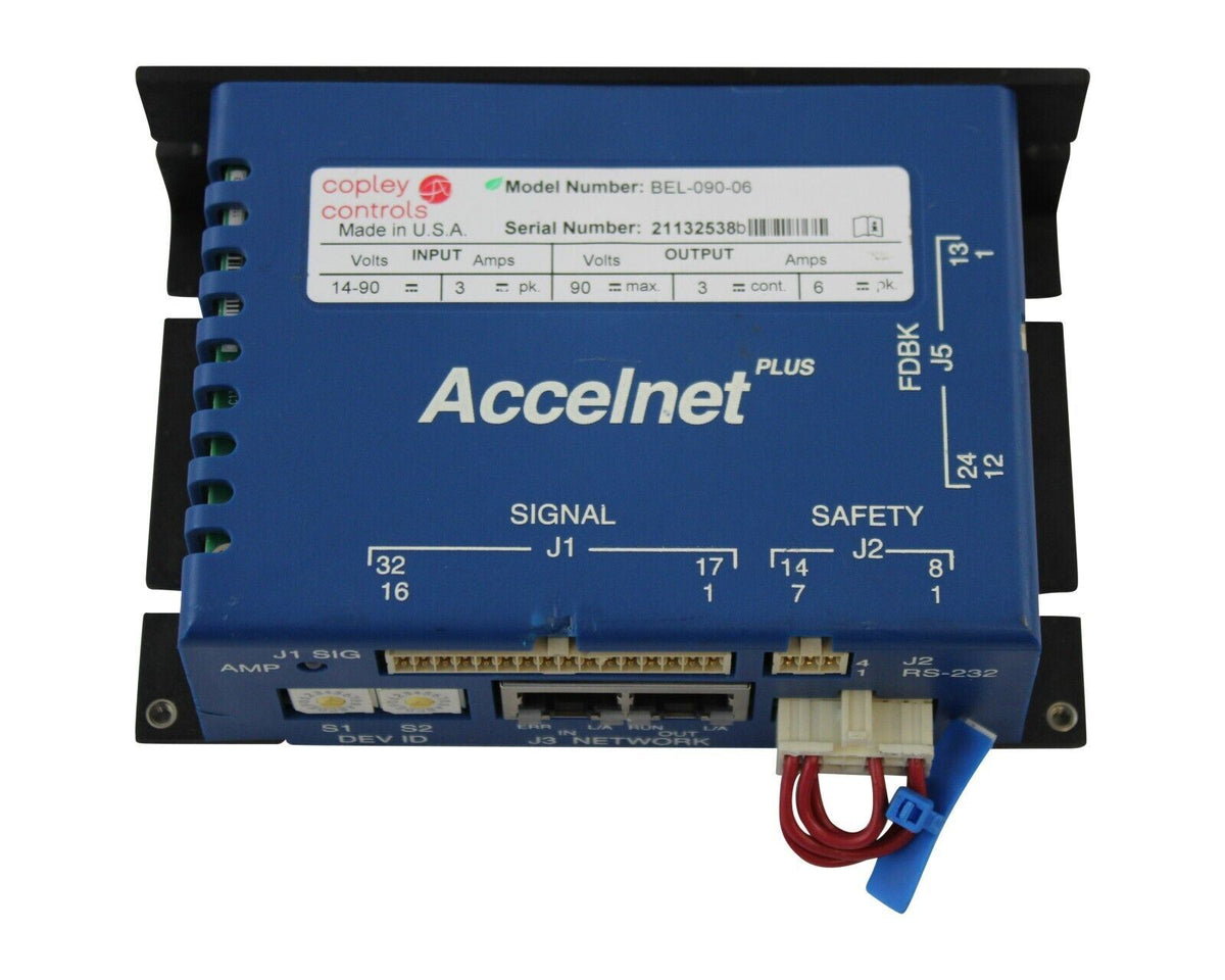 COPLEY CONTROLS ACCELNET PLUS BEL-090-06 SERVO DRIVER – www ...