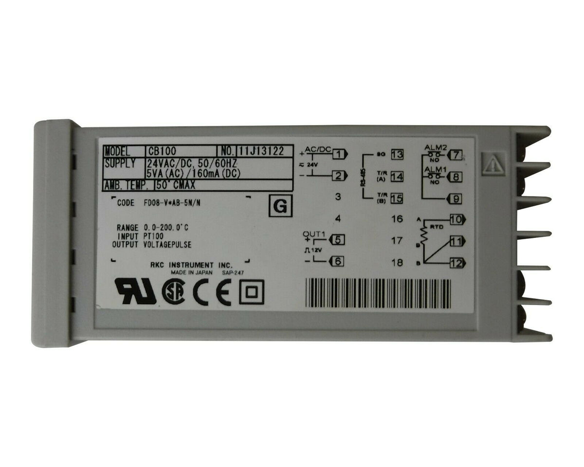 RKC DIGITAL TEMPERATURE CONTROLLER CB100 – www.myvisionsurplus.com