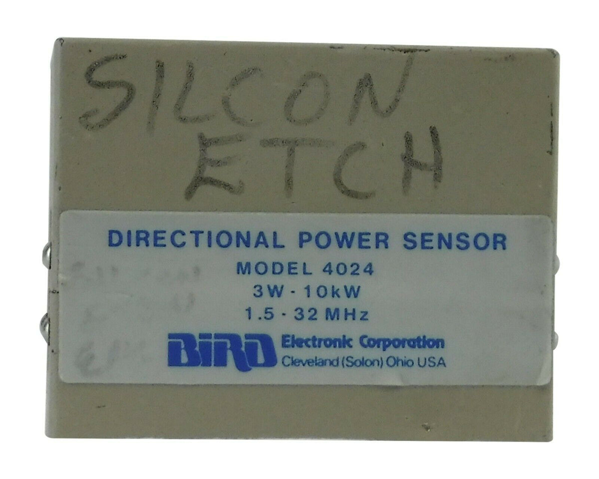BIRD ELECTRONIC DIRECTIONAL POWER SENSOR MODEL 4024 3W-10Kw 1.5~32MHz ...