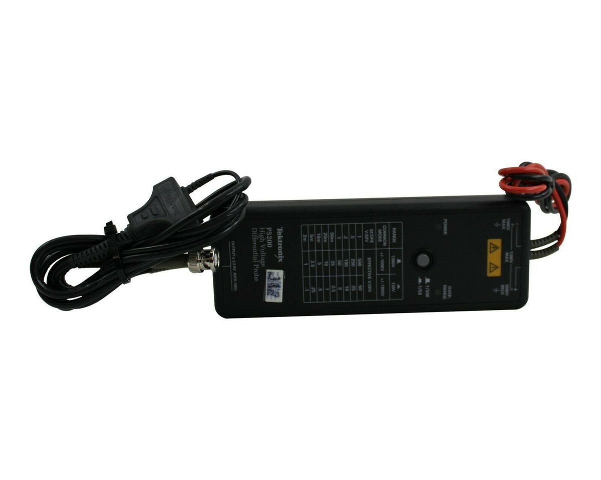 TEKTRONIX HIGH VOLTAGE DIFFERENTIAL PROBE P5200, 9V-300mA MAX – www ...