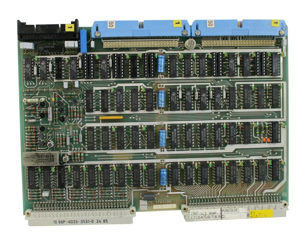 ASML PROCESSOR PCB BOARD CARD PC 1701/00 PAS 5000/2500 9406.217.0100 ...