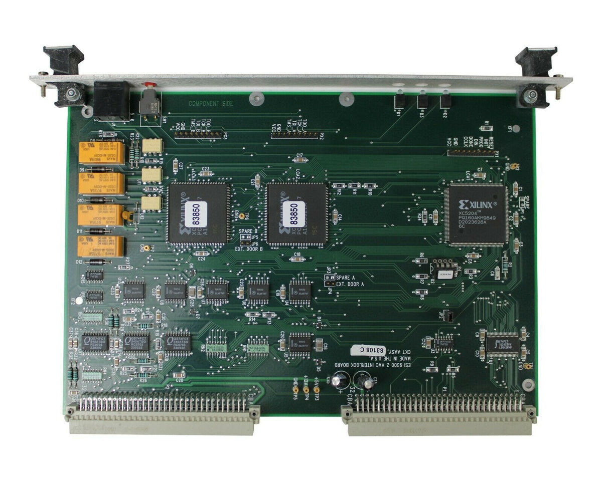 ESI INTERLOCK PCB 9300 Z VAC CKT ASSY 83108 C USED FROM WORKING UNIT ...