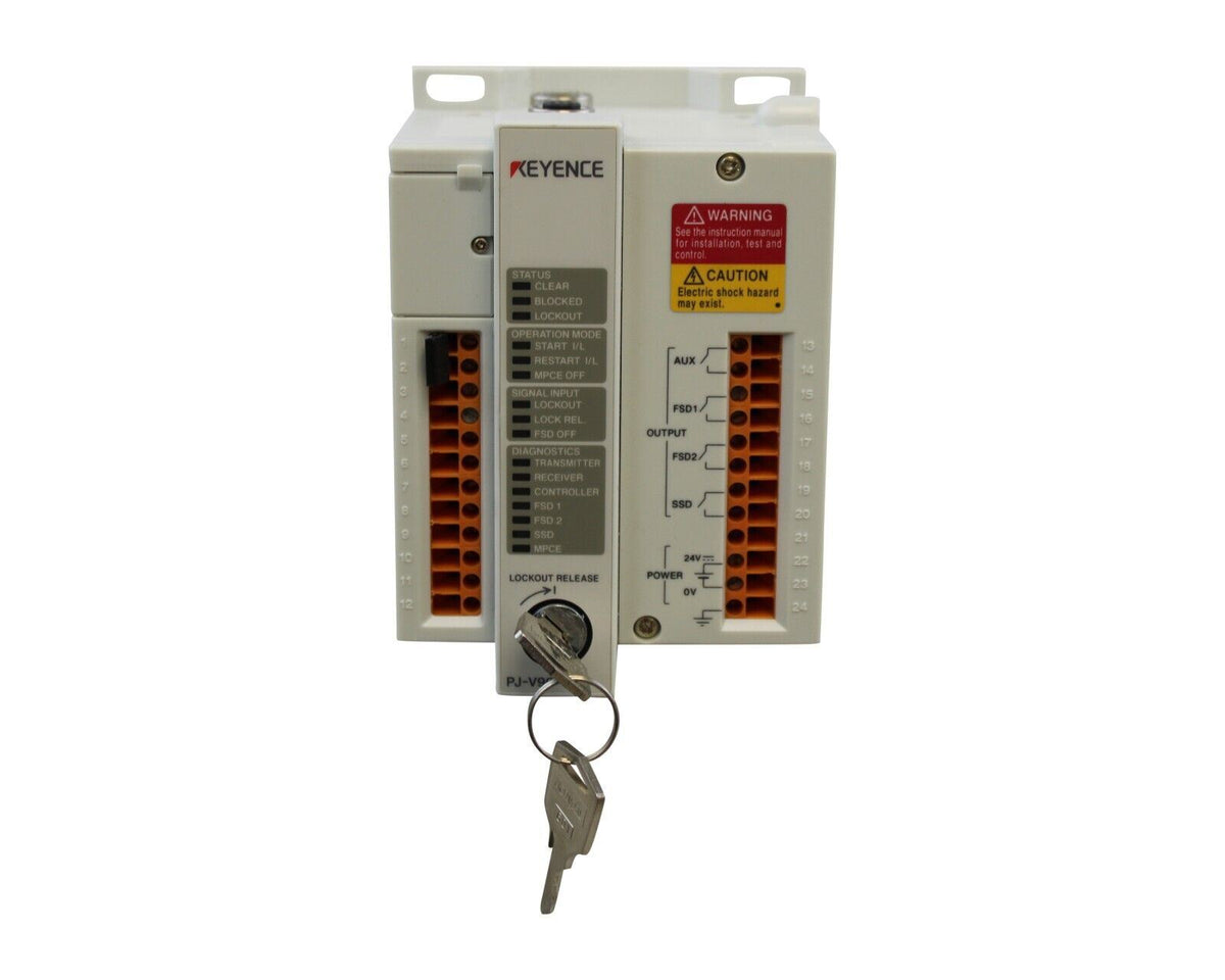 KEYENCE PJ-V90 LIGHT CURTAIN CONTROLLER MODULE WITH 2 KEYS – www ...