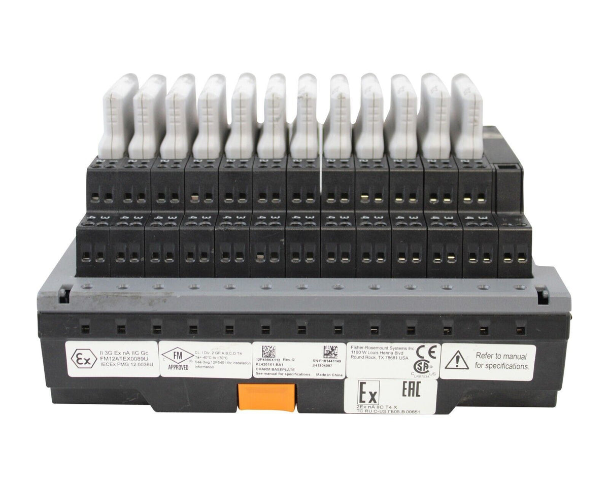 FISHER-ROSEMOUNT SYSTEMS KL4502X1-DA1 CHARM ADDRESS TERMINAL REV J 12P ...