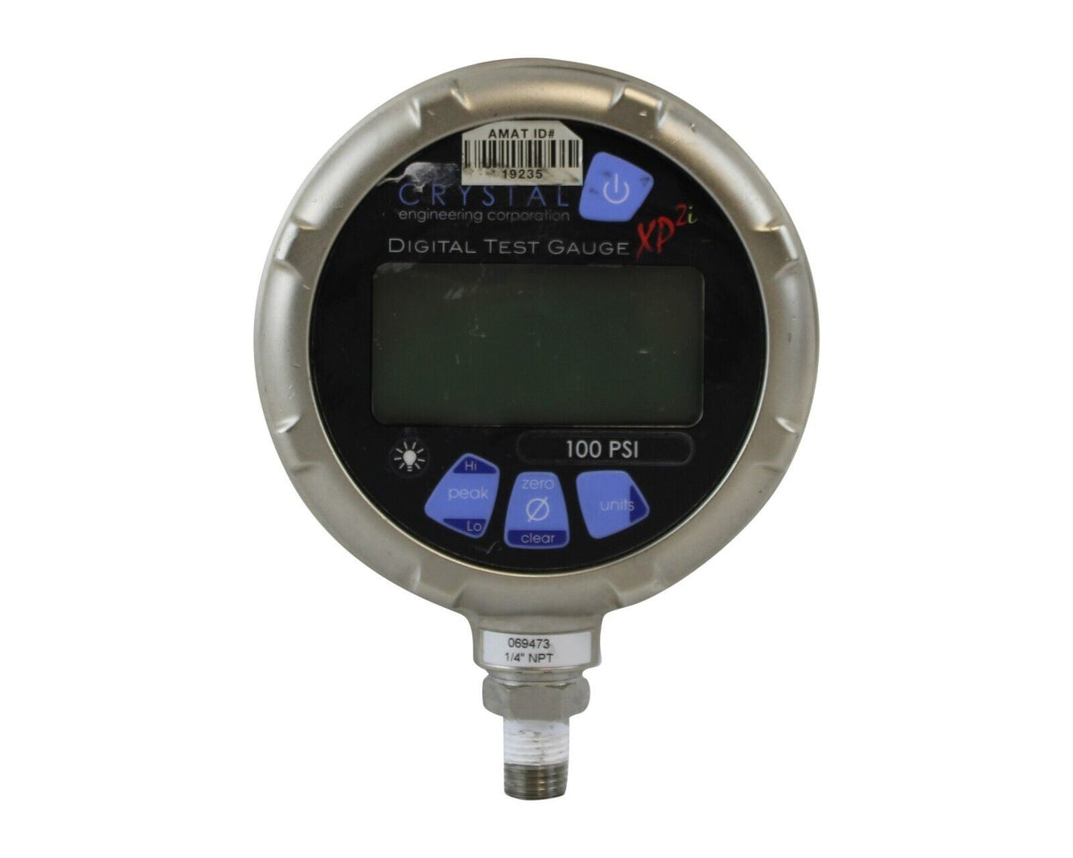 AMETEK CRYSTAL ENGINEERING XP2I DIGITAL TEST GAUGE 100 PSI – www ...